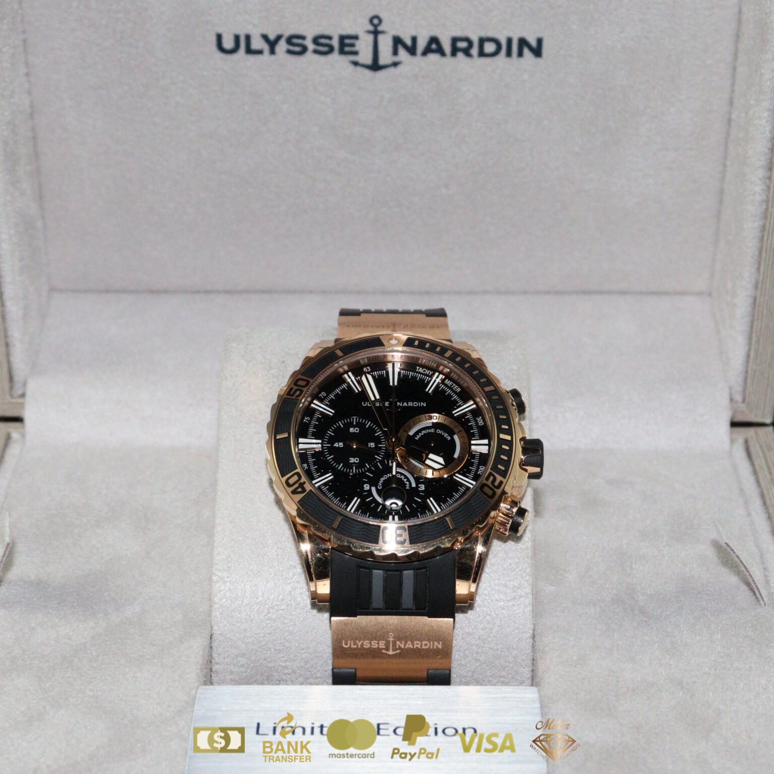 Ulysse Nardin Diver Chronograph – Miller Watches & Diamonds
