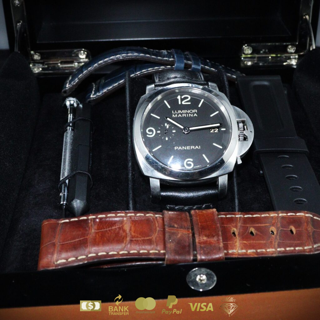 Panerai Pam 312 Luminor Marina Black – Miller Watches & Diamonds