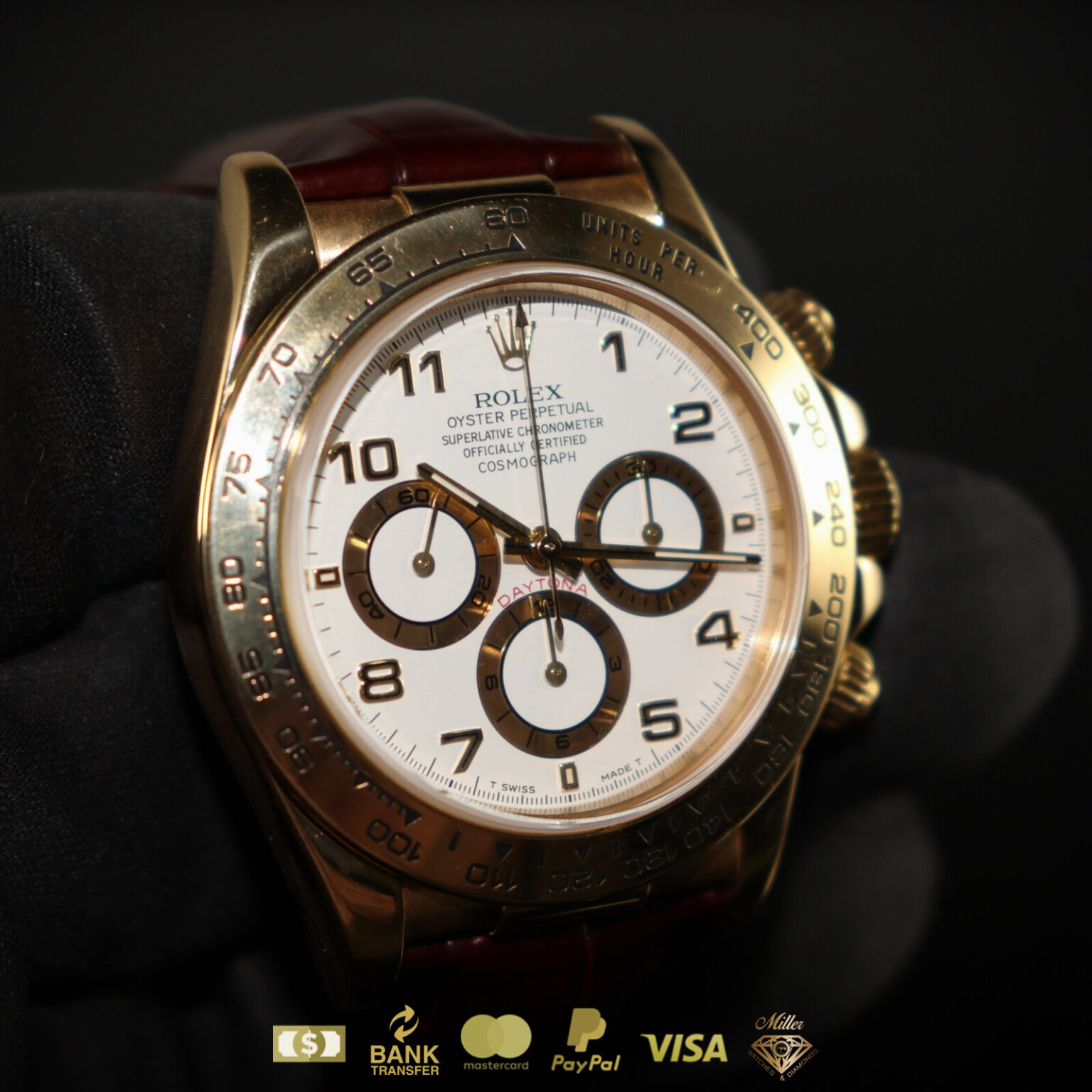 Rolex Daytona de Oro – Miller Watches & Diamonds